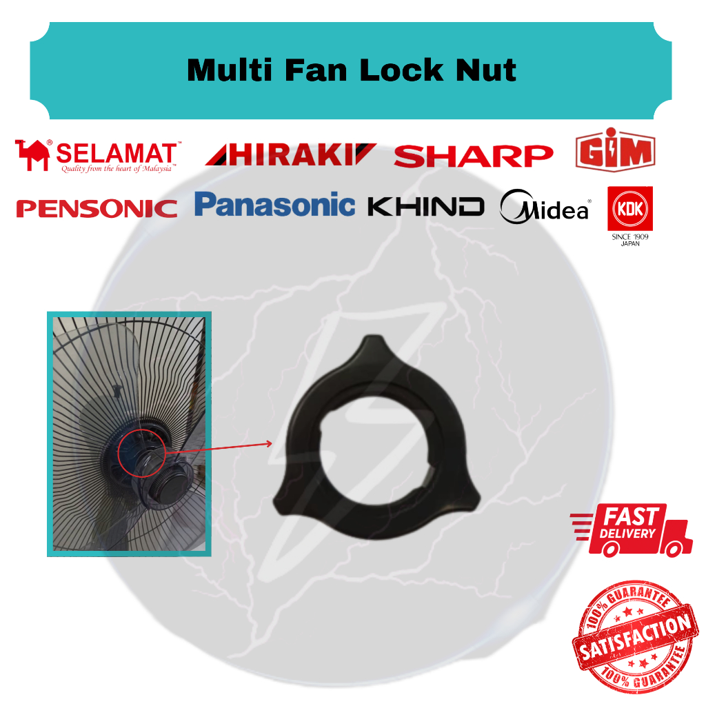 Multi Universal Fan Lock Nut [ Suitable for Stand Fan, Table Fan, Wall ...