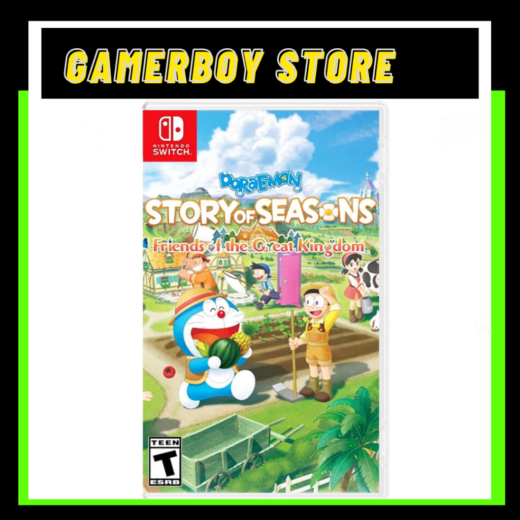 NINTENDO SWITCH DORAEMON STORY OF SEASONS FRIENDS OF THE GREAT KINGDOM ...