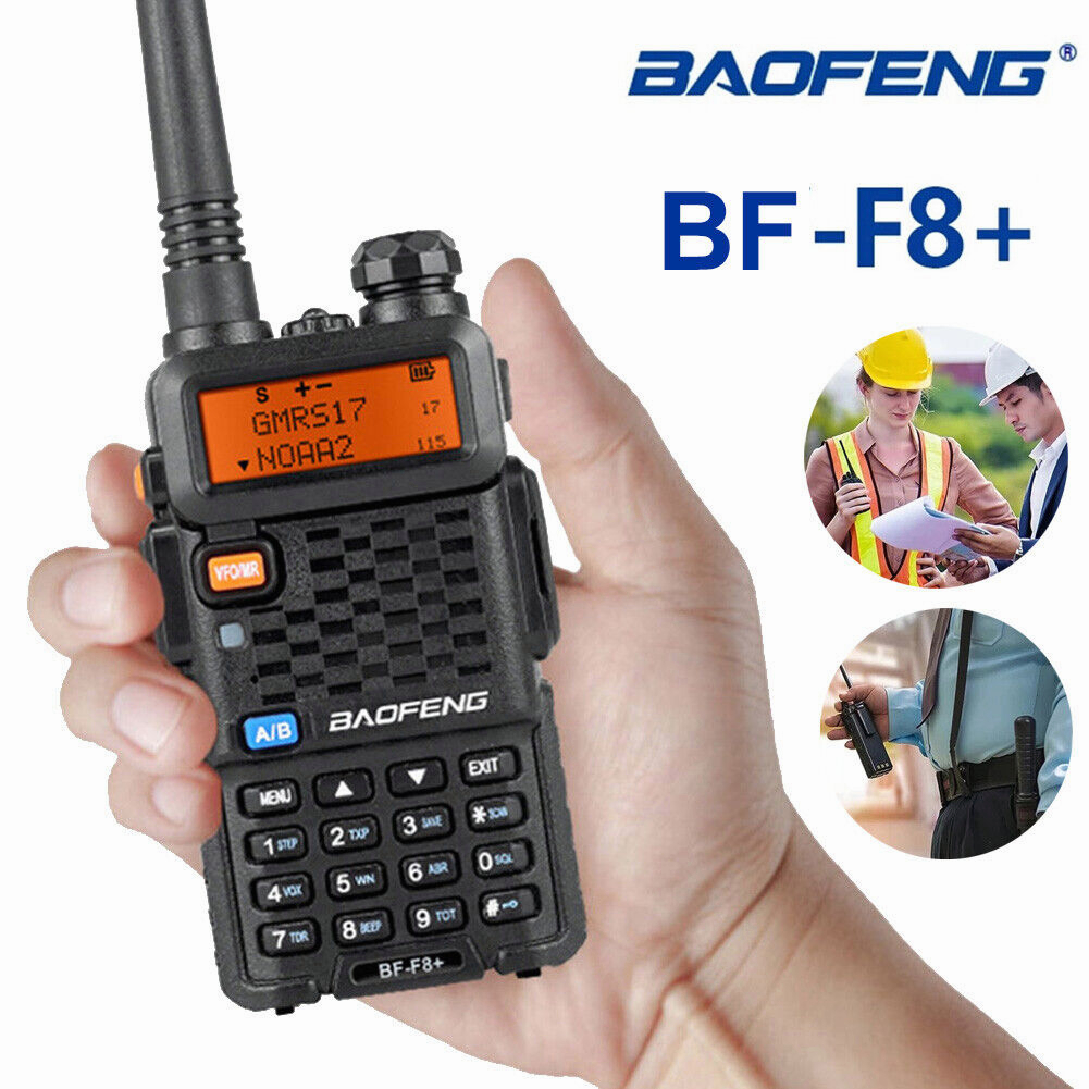 Baofeng BF-F8+ Upgrade New Walkie Talkie Police Two Way Radio Pofung F8+ 5W UHF VHF Dual Band ...