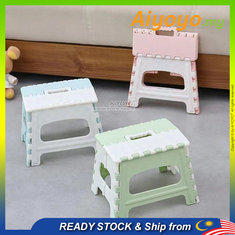 Portable Folding Stool Foldable Stool Folding Chair Bangku Kecil Kerusi ...