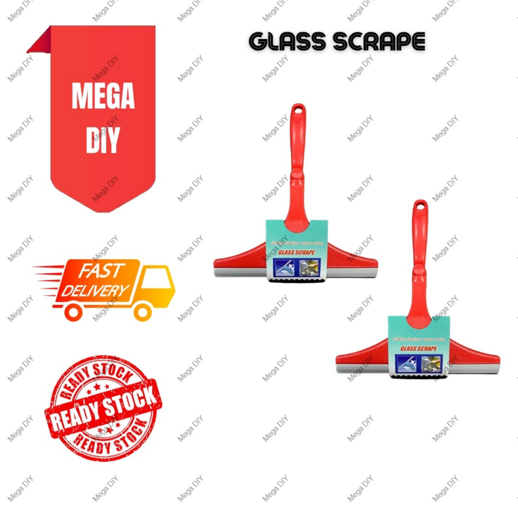 Glass Scrape Squeegee Hand Wiper Glass Wiper Window Scraper Pembersih ...