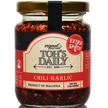 Toh’s Daily Chilli Garlic Extra Spicy, 200g | Shopee Malaysia