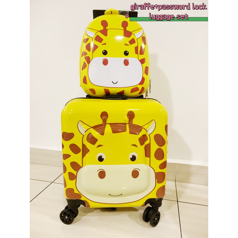 18inci Kid Luggage Cute Animal Suitcase Travel Bag Luggage Hand Carry ...