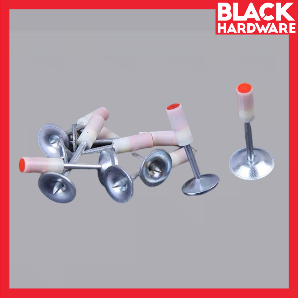 Black Hardware Rivet Tufting Gun Steel Concrete Ceiling Pipe Clamp Paip ...
