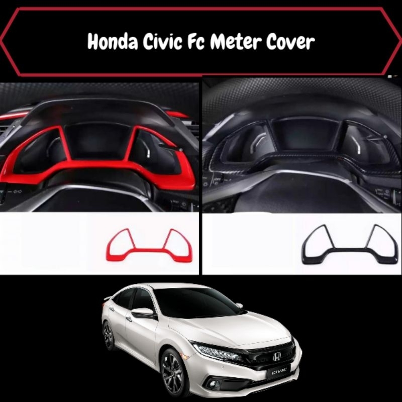 Honda civic fc meter cover carbon fiber & red colour | Shopee Malaysia