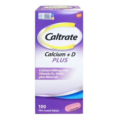 Caltrate Calcium + D PLUS (Calcium 600mg with Vitamin D₃ 500IU plus ...