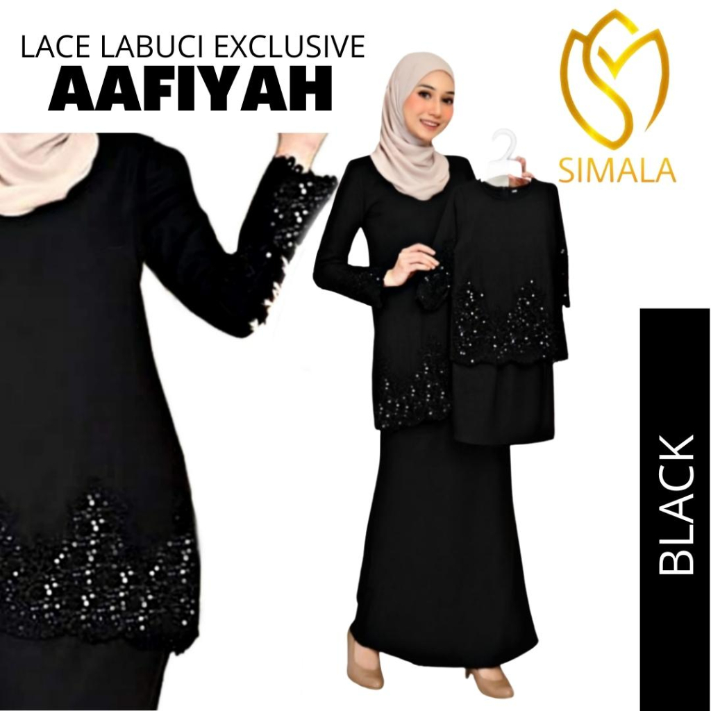 ( RAYA 2024 )AAFIYAH Kurung Lace Labuci Exclusive(DEWASA) -BAJU RAYA ...