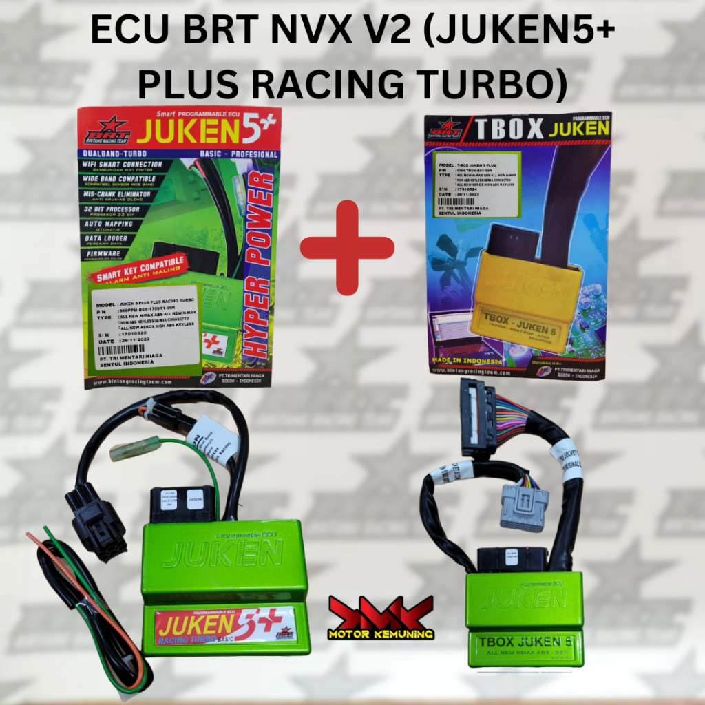 ECU BRT NVX 155 V2 -& NMAX V2 Racing Turbo BRT Juken 5+ (KEYLESS ...