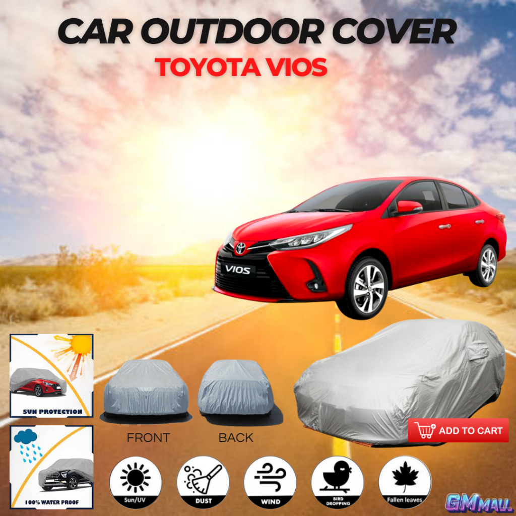 TOYOTA VIOS CAR OUTDOOR COVER Sun Protection Waterproof High Quality ...