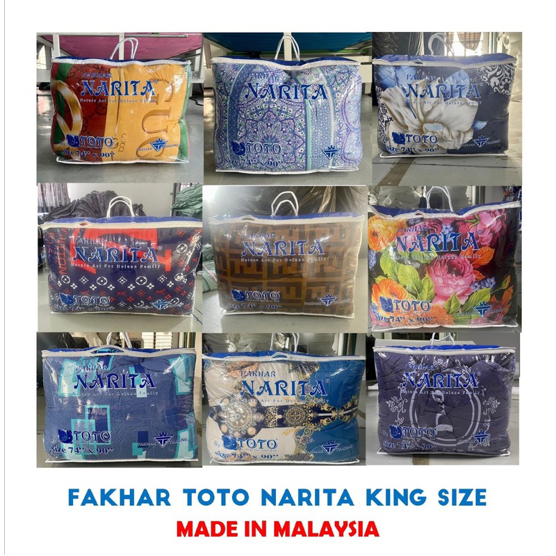 TOTO NARITA KING SIZE ORIGINAL EXTRA MALAYSIA TOP SOFT TOTO TEBAL ...
