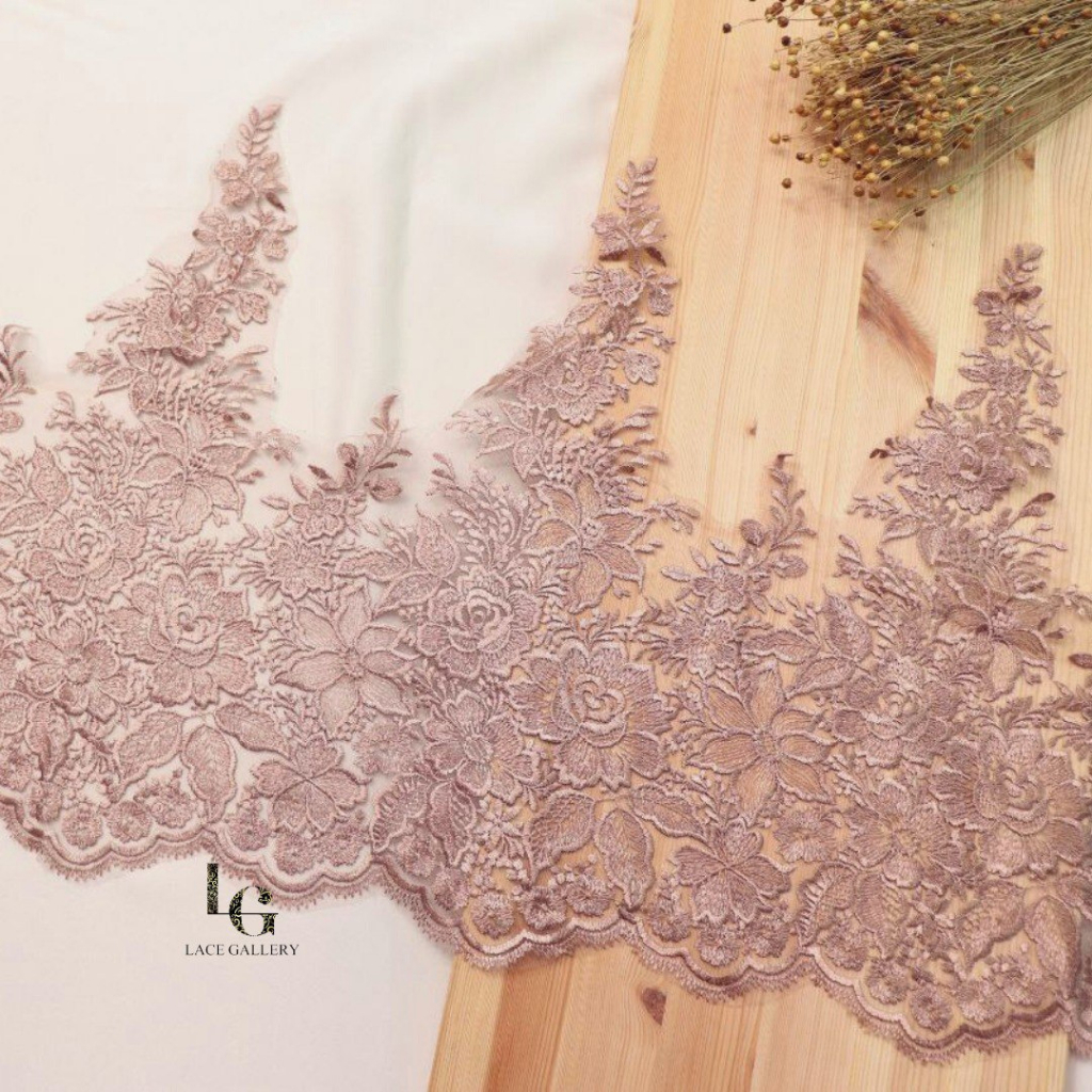 🔥0.5M | AZEERA EXCLUSIVE BORDER LACE BAJU RENDA KAIN AKSESORI PAKAIAN ...