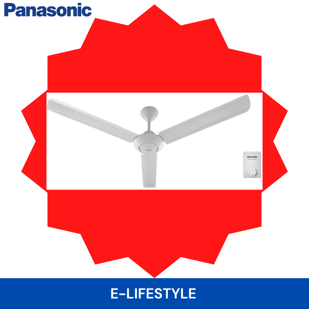 Elba Ceiling fan 60" Regulator Siling Kipas ECF-J6052(BR) DARK BROWN ...