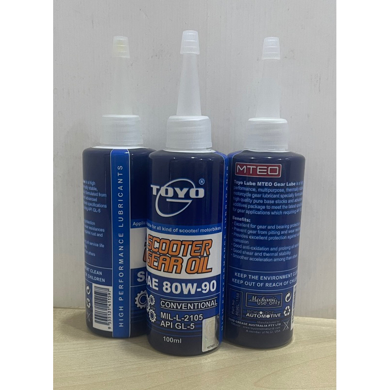 TOYO-G Scooter Gear Oil 80W-90 Suitable For All Kinds Of Motorbikes ...