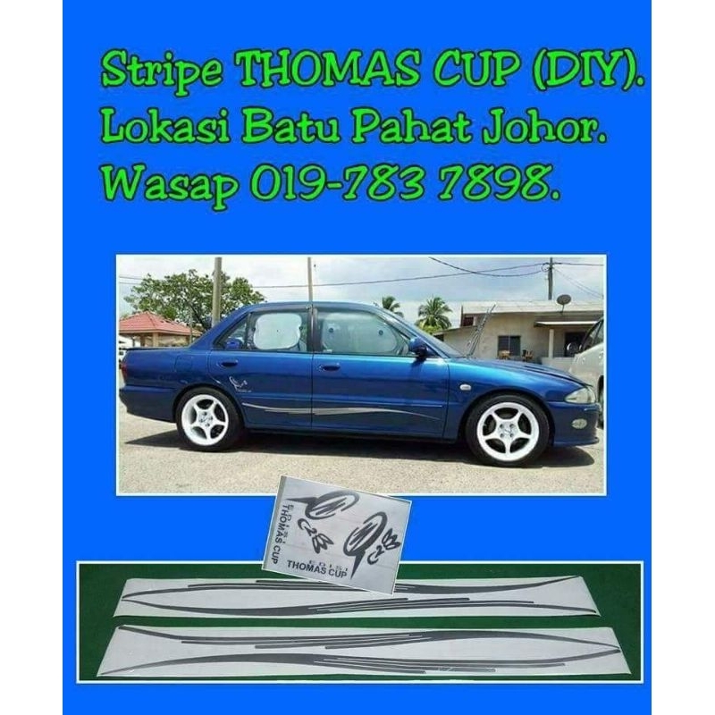 Body Sticker Thomas Cup Proton Wira | Shopee Malaysia
