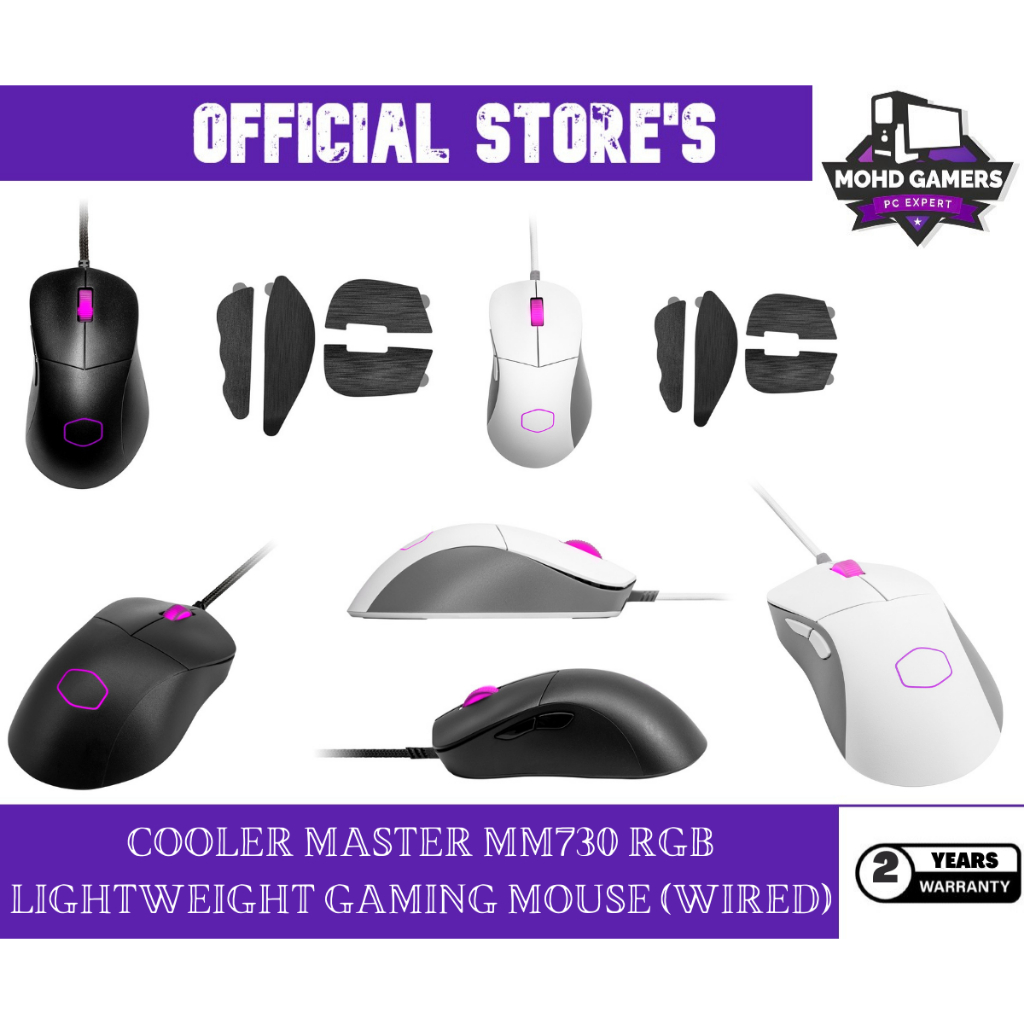 COOLER MASTER MM730 RGB LIGHTWEIGHT GAMING MOUSE (WIRED) | Shopee Malaysia
