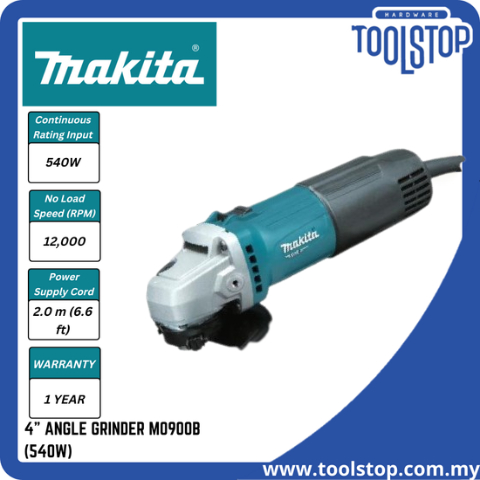 MAKITA 4" ANGLE GRINDER M0900B (540W) | Shopee Malaysia
