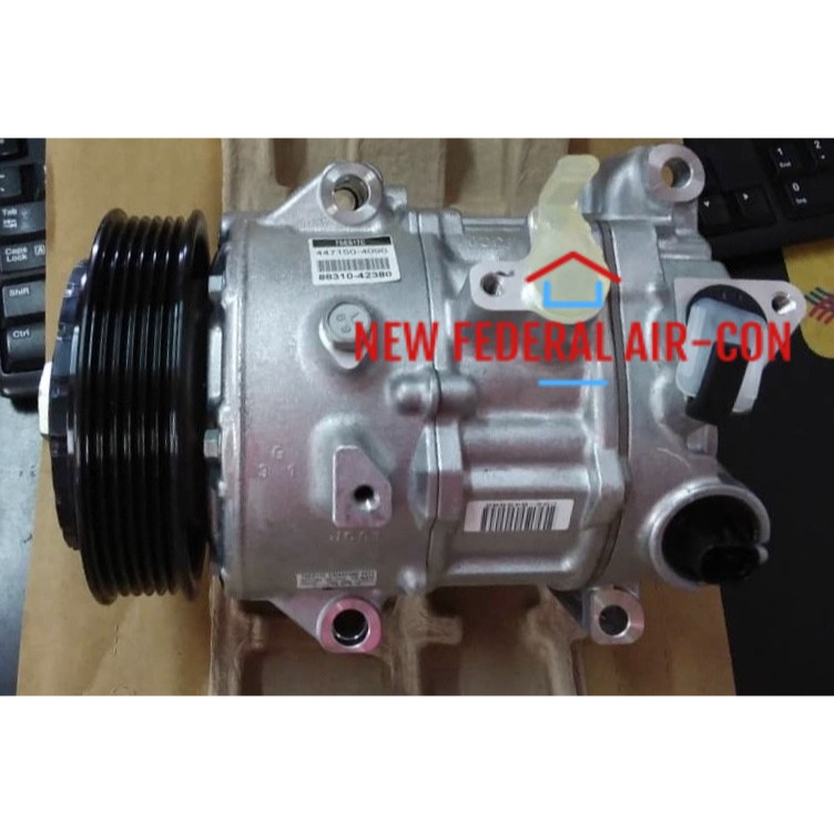 (ORIGINAL) DENSO TOYOTA VELLFIRE 2015 AGH30, ALPHARD 2.5CC, LEXUS 2014 NX200, RAV 4 7SES17C 6PK ...