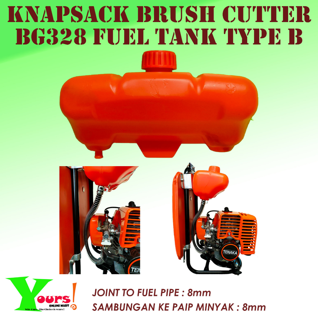 BG328 KNAPSACK BRUSH CUTTER FUEL TANK B \ TANGKI MINYAK B MESIN RUMPUT ...