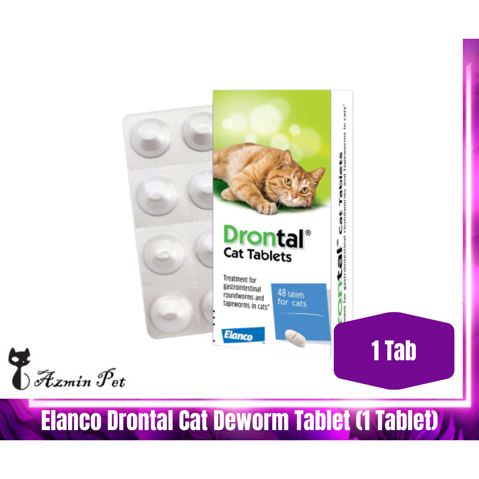Elanco Drontal Cat Deworm Tablet (1 Tablet) | Shopee Malaysia