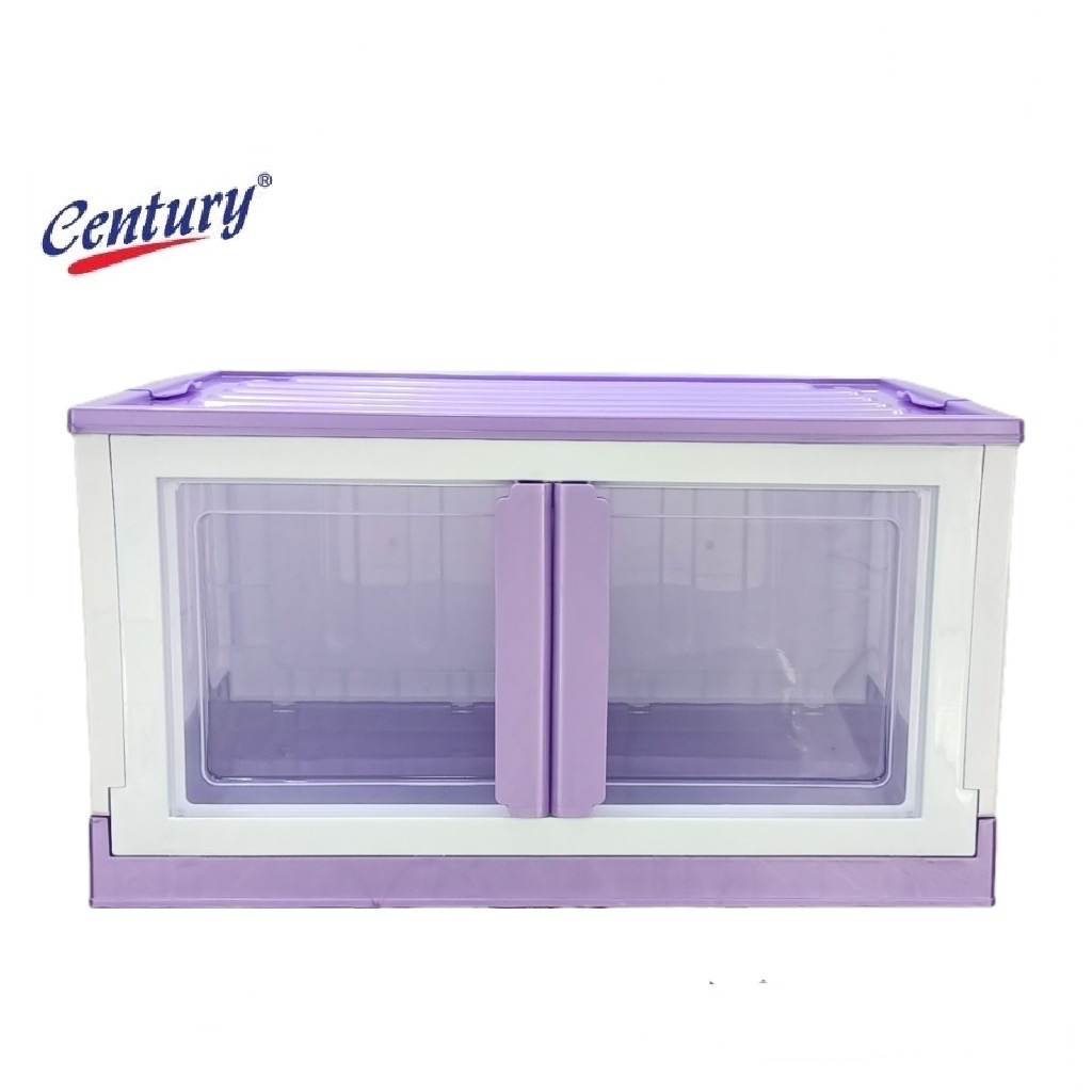 [FREE SHIPPING]Century Foldable Storage Box With Wheel 100L Foldable ...