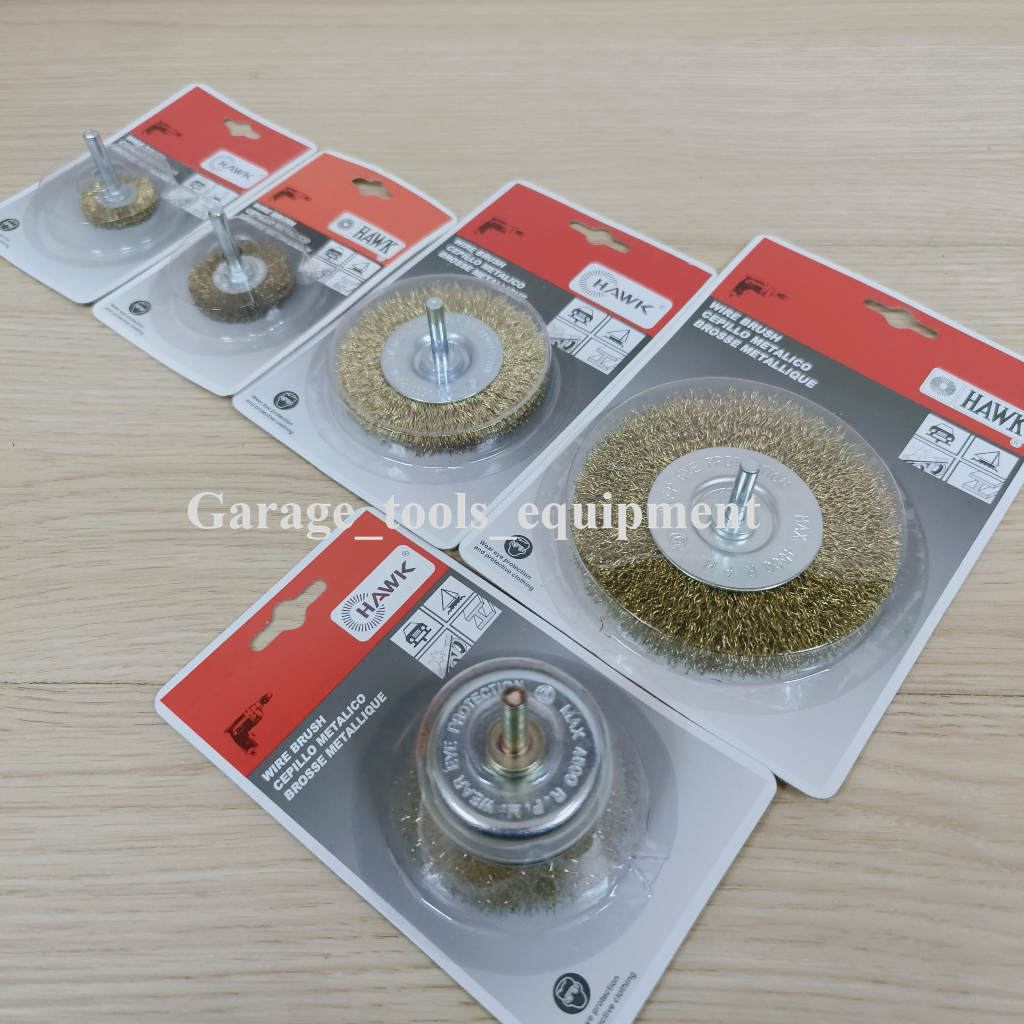 HAWK Heavy-Duty Shank Wheel Brush | Cup Brush | Shopee Malaysia