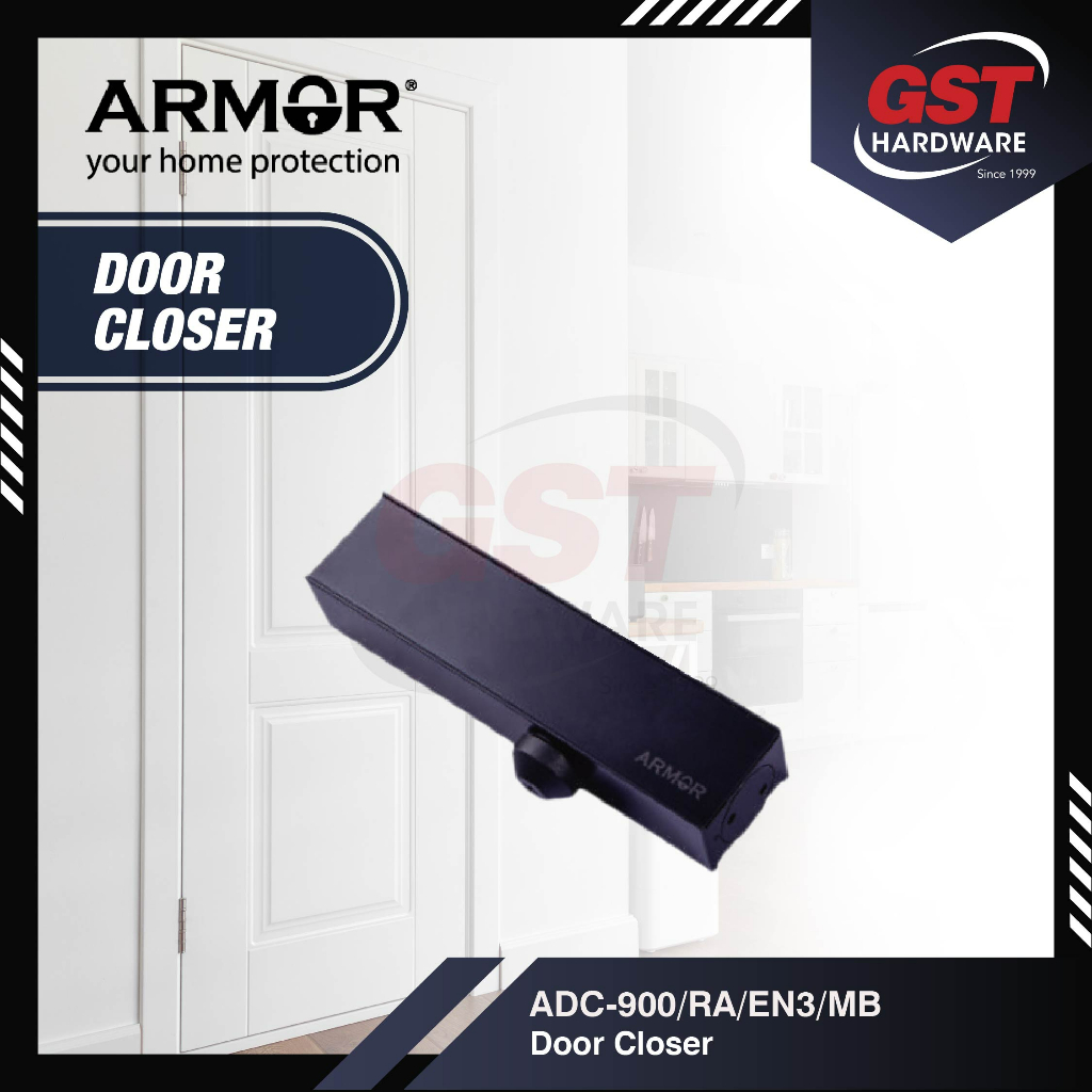 Armor Matt Black Door Closer ADC-900 | Shopee Malaysia