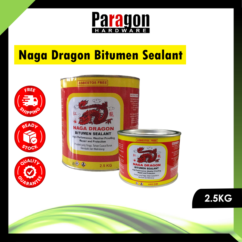 NAGA DRAGON BITUMEN SEALANT 2.5KG Waterproof Industrial Gam Atap ...