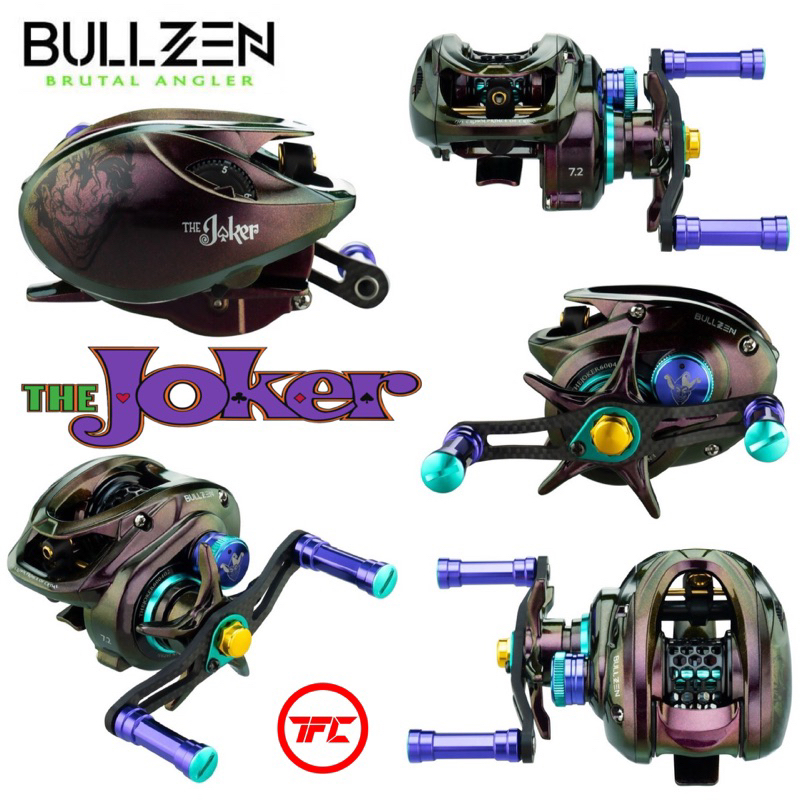 BULLZEN The Joker Limited Edition Baitcast Fishing Reel BC Baitcasting ...