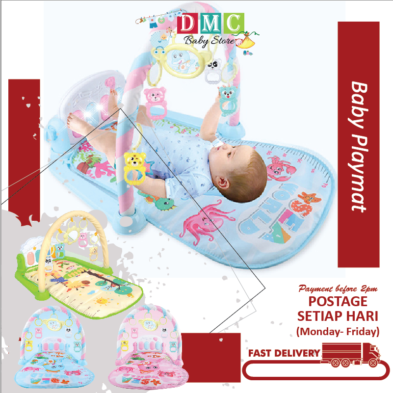Tikar permaianan muzikal Baby Playmat Musical Pedal Piano Activity ...