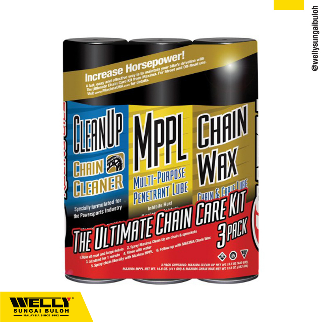 Maxima Racing Oils Chain Wax Combo Kit (Authorized Dealer) | Shopee ...