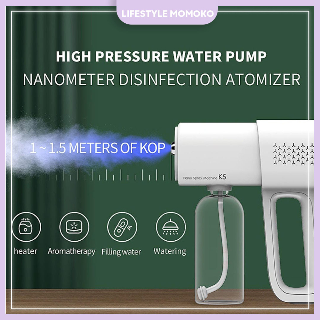 K5 Nano Spray Machine Rechargeable Sanitizer Atomizer Fogger Spray ...