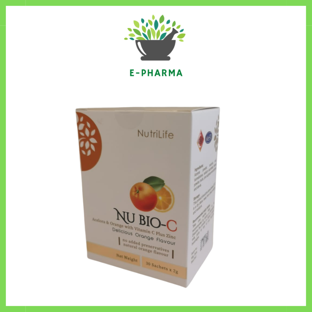 Nutrilife Nu Bio-C plus Zinc Powder 1000mg (Orange flavor) 30’s ...