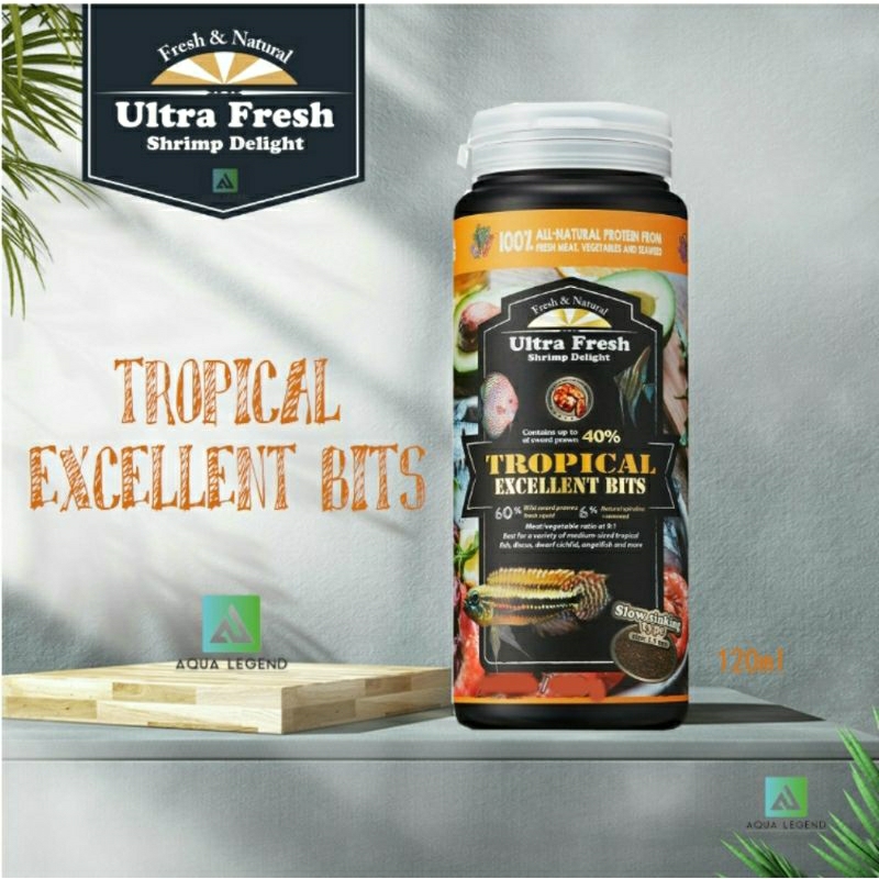 AZOO Ultra Fresh Tropical Excellent Bits 53g 🐟 PREMIUM QUALITY 🔥 | Shopee Malaysia