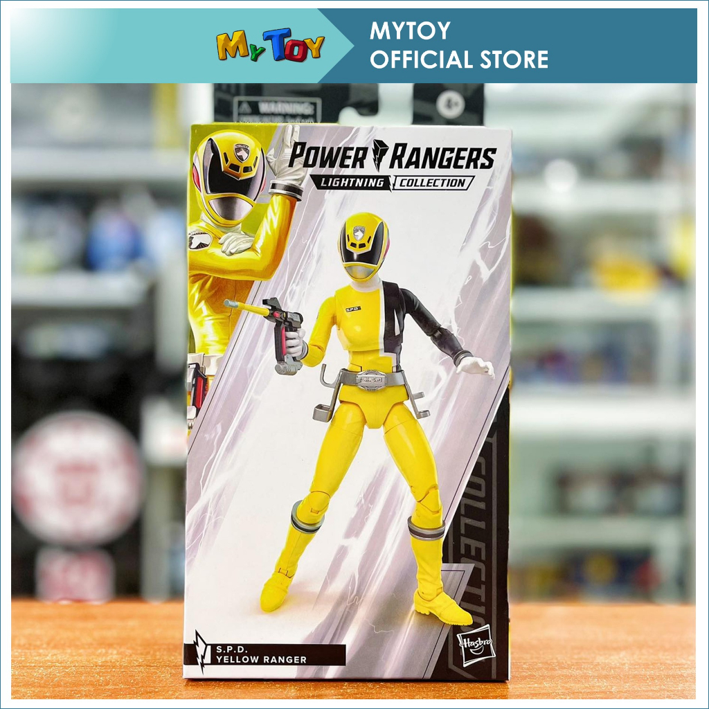 Hasbro Power Rangers Lightning Collection 6 Inch S.P.D Yellow Ranger ...