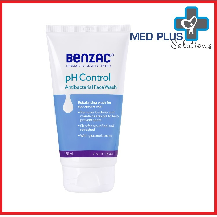 Benzac pH Control Antibacterial Face Wash 150ml (Exp: 5/2025) | Shopee ...