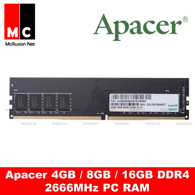 Apacer Ram DDR4 8GB 2666MHZ RAM DESKTOP | Shopee Malaysia