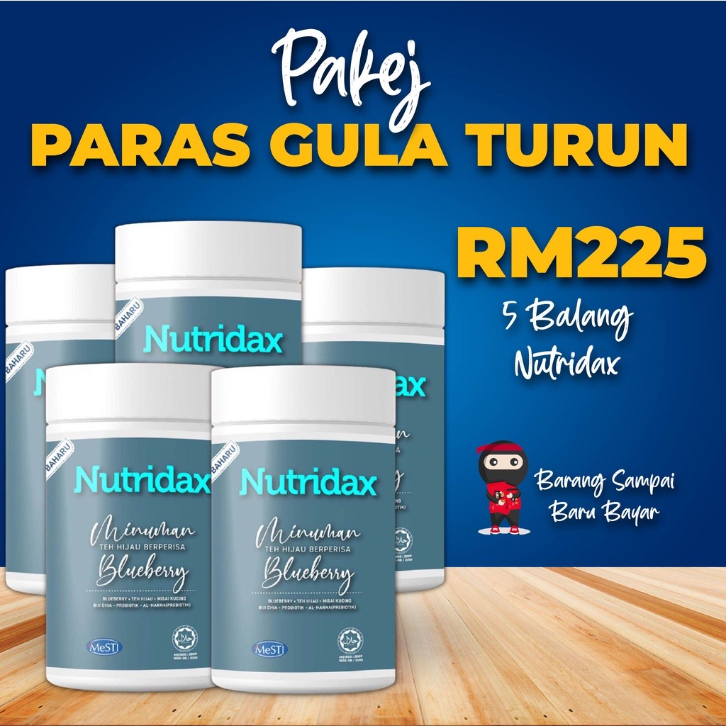 [Original HQ] NUTRIDAX KAWAL PARAS GULA KENCING MANIS DAN KOLESTROL ...