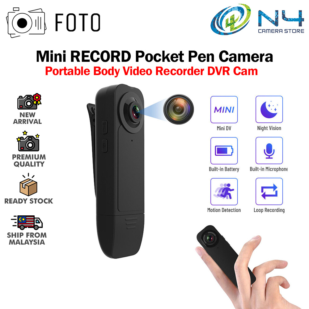 FOTO DC401 1080P HD Mini RECORD Pocket Pen Camera Portable Body Video ...