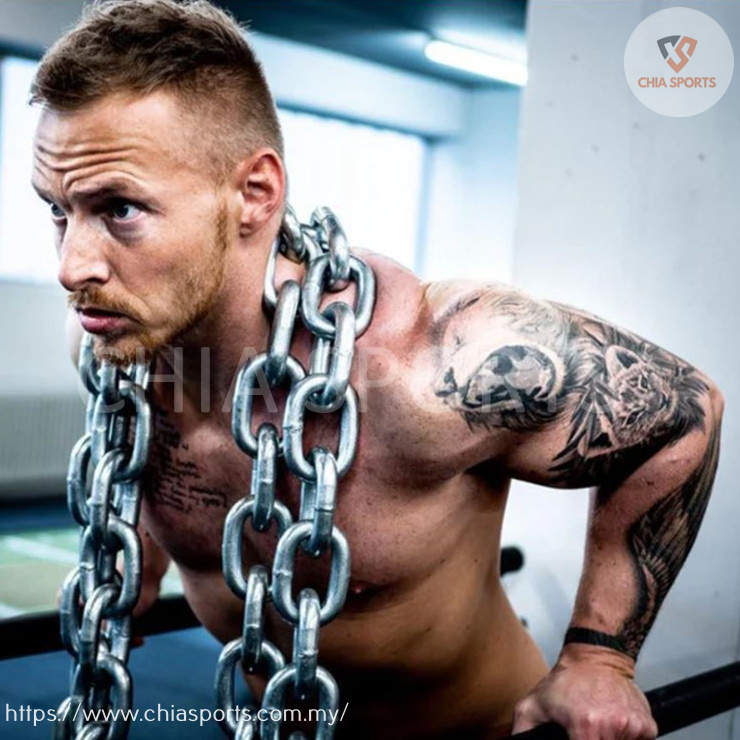 Weight Lifting Chain 100cm 14mm 18mm 3.5kg 6.9kg Olympic Barbell ...