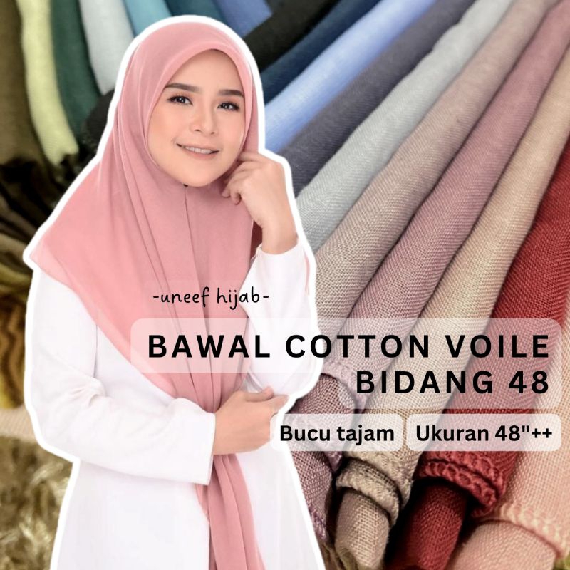 BAWAL COTTON VOILE BIDANG 48 | BAWAL BUCU TAJAM | Shopee Malaysia