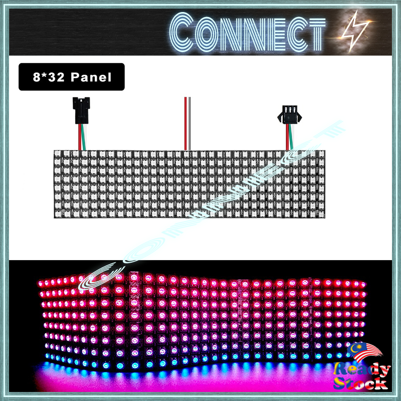 5V WS2812B LED Digital Flexible Individually Addressable Panel Light ...