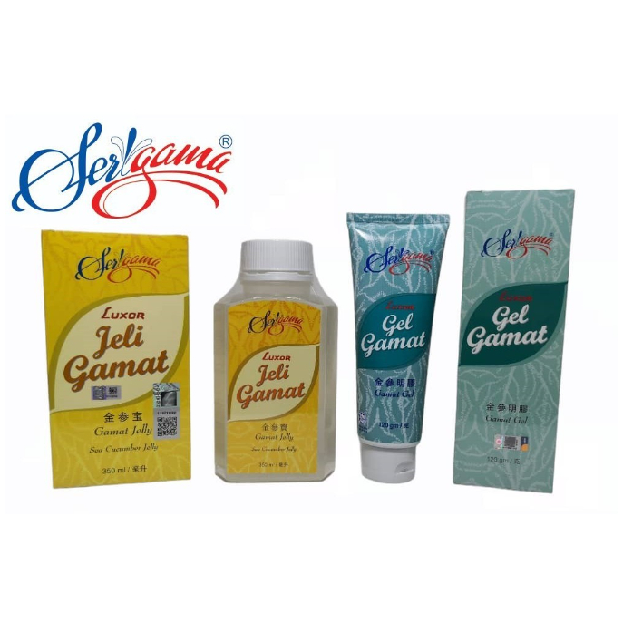 Luxor Jeli Gamat Jelly Gamat (350ml) & GEL GAMAT (120g) - 100% original ...