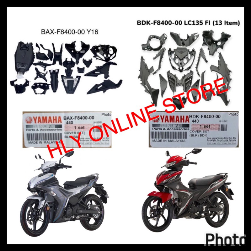 FULL SET INNER YAMAHA LC 135 LC135 V8 FI / Y16 Y16ZR ORIGINAL HLY ...