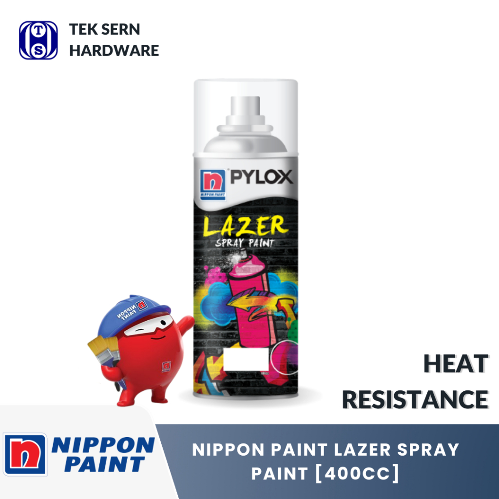 *READY STOCK* NIPPON PAINT Pylox Lazer #HEAT RESISTANCE# Easy & Quick ...