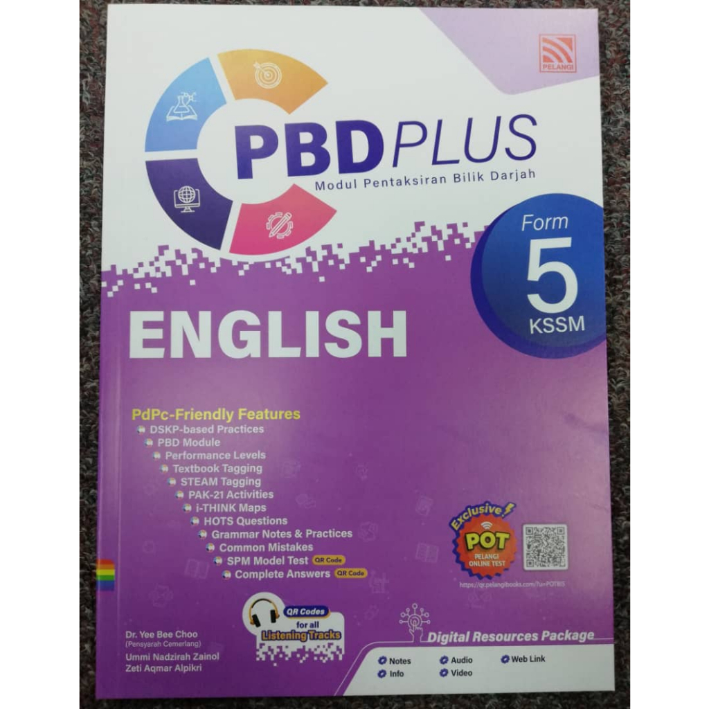 PBD PLUS ENGLISH FORM 5 KSSM BY DR YEE BEE CHOO 9786297520421 | Shopee ...