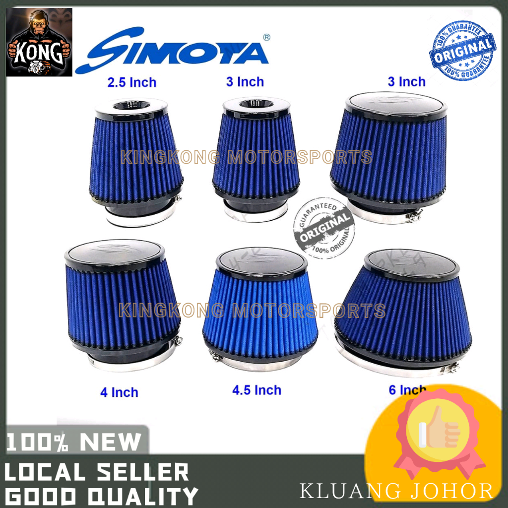SIMOTA URETHANE AIR FILTER OPEN POD AIR FILTER 2.5" 3'' 4'' 4.5'' 6 ...