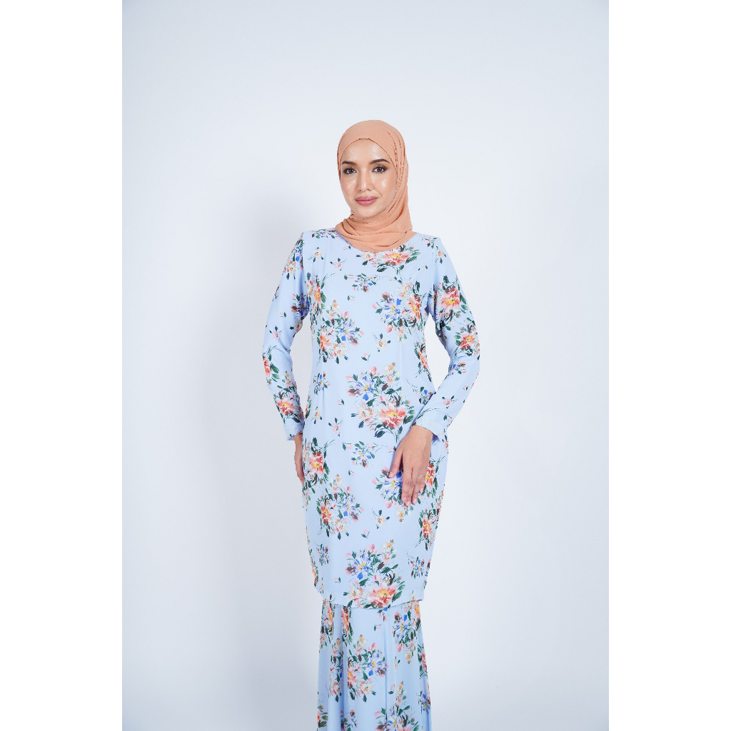 NADZRI MORSHIDI | TIARA KURUNG MODERN CHIFFON PRINCESS CUT | BAJU RAYA ...