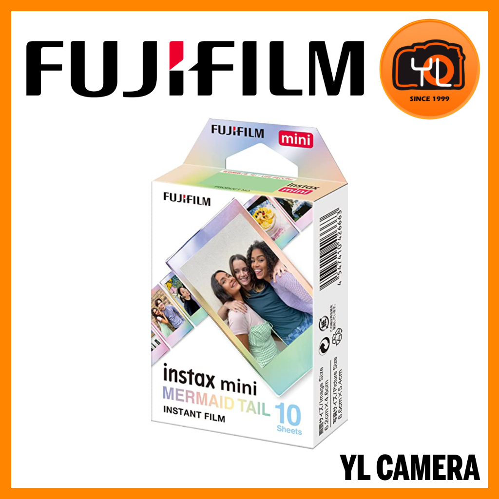 Fujifilm Instax Mermaid Tail Instant Film Single Pack (10 sheets ...
