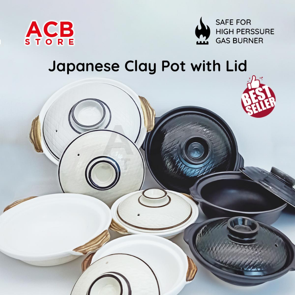 [READY STOCK] High Quality Ceramic HEAT RESISTANT Japanese ClayPot with ...