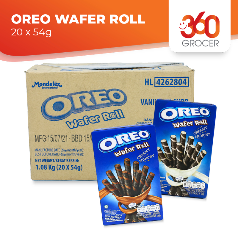 OREO WAFER ROLL - 20 packs x 54g | Shopee Malaysia